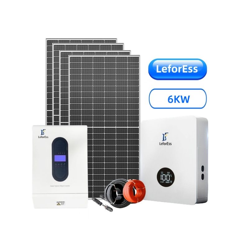 6KW Three-phase hybrid solar system - LeforESS